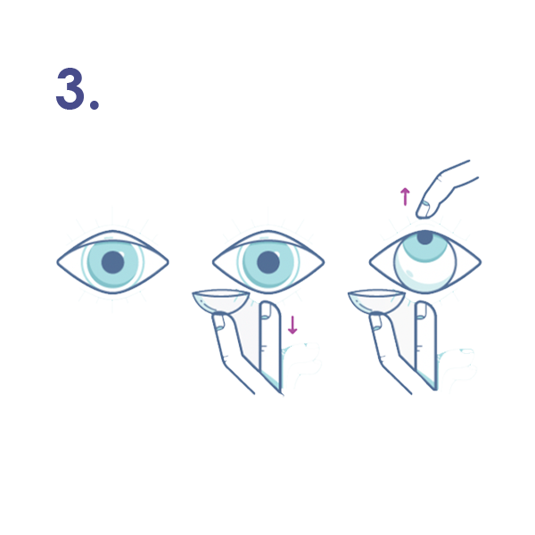 How to insert your contact lenses – Mi Eyes